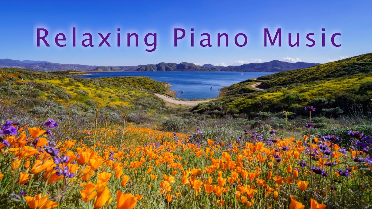 Música de piano relajante, música tranquila, alivio del estrés, música ...