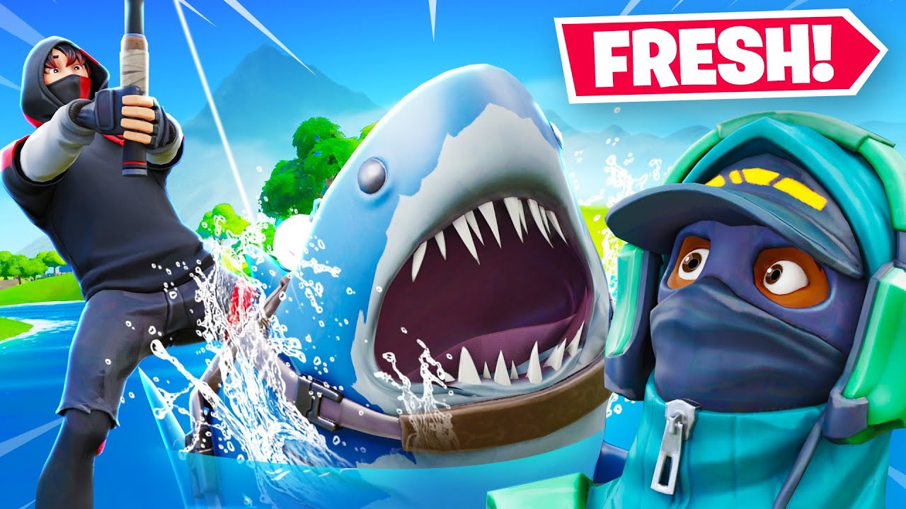 ELIMINÉ FRESCO con un TIBURÓN (Temporada 3 de Fortnite) - Mostrar