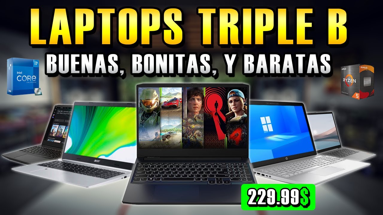 💻 5 MEJORES PORTATILES/LAPTOPS CALIDAD PRECIO del 2023 🏆 *muy económicas* - Mostrar