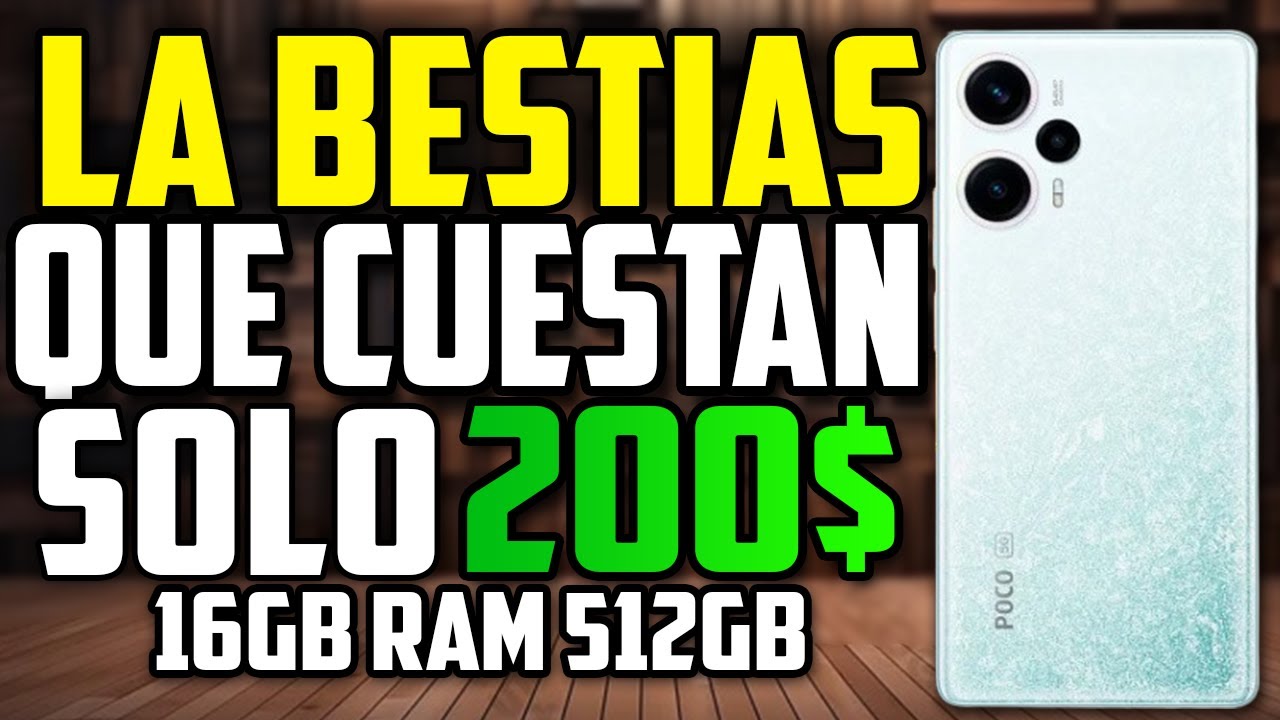 5 TELÉFONOS DE GAMA ALTA QUE SOLO CUESTAN 200$ ¡SIN RIVALES! 🥇 - Mostrar